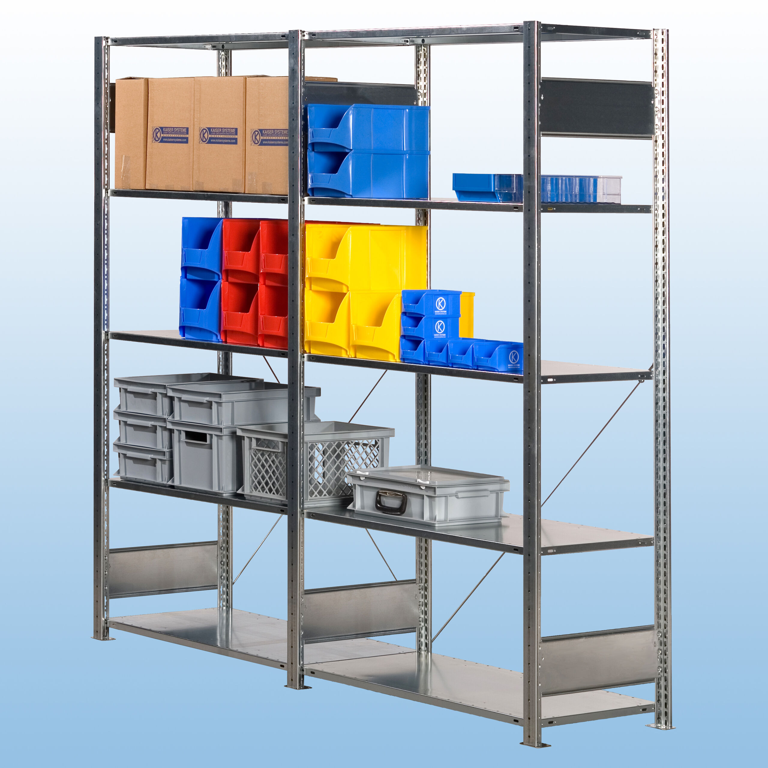 S20 Fachbodenregal Stecksystem - verzinkt, Regalaktionen bei Kaiser Systeme