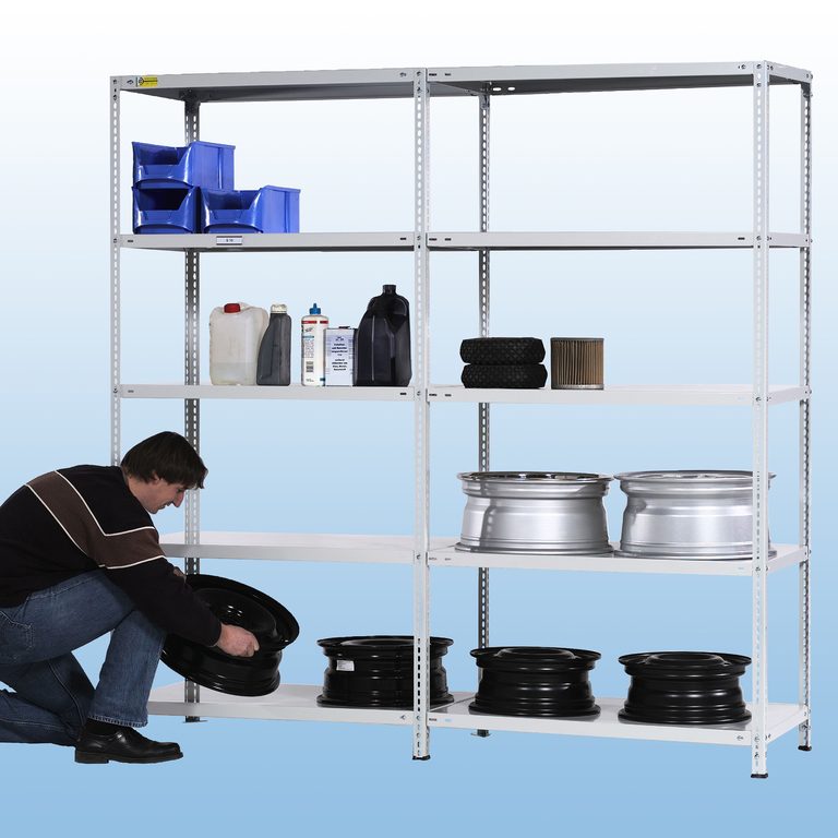Fachbodenregale, Steck- und Schraubregale – Kaiser Systeme
