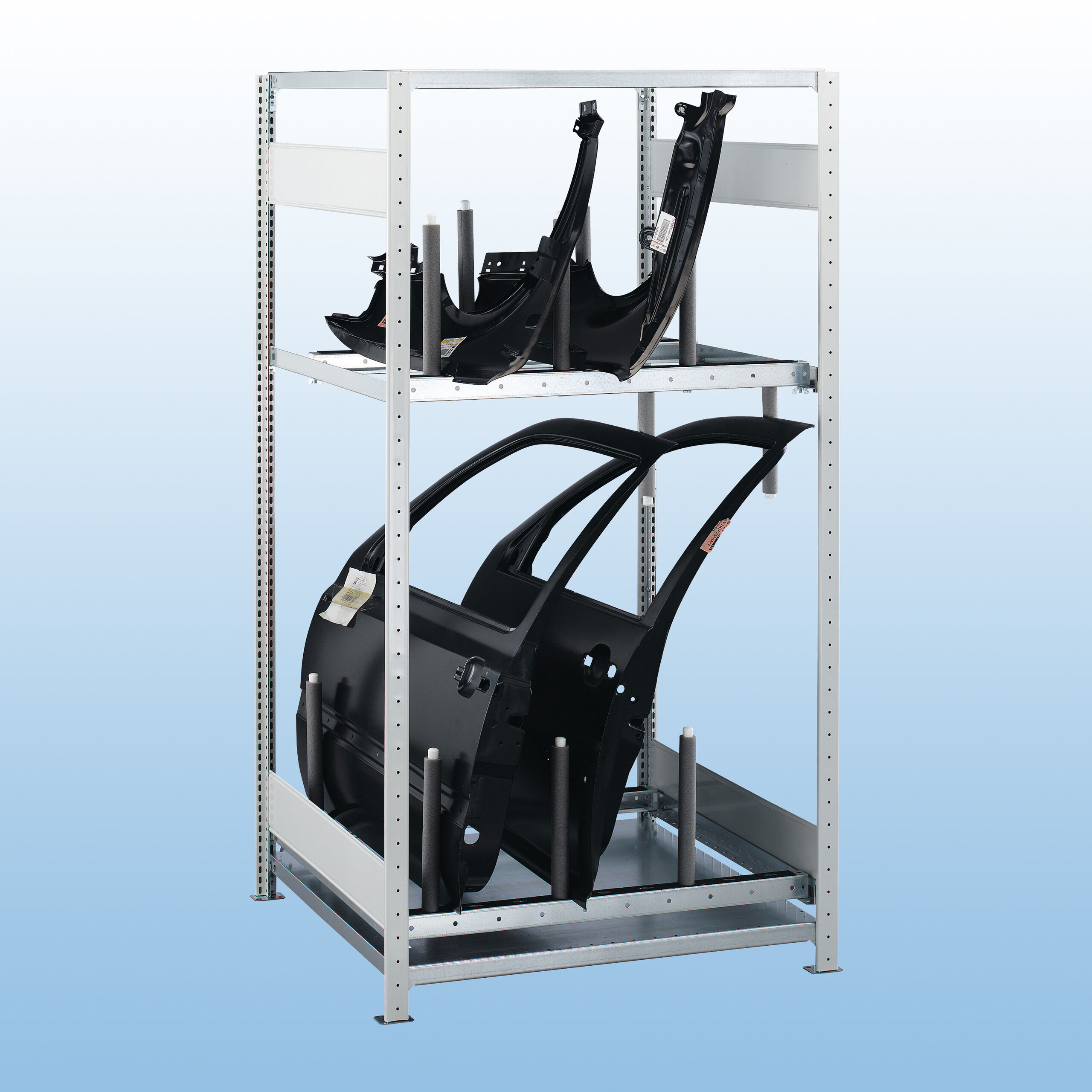 Kfz Einbausatz stehende Lagerung | Kaiser Systeme
