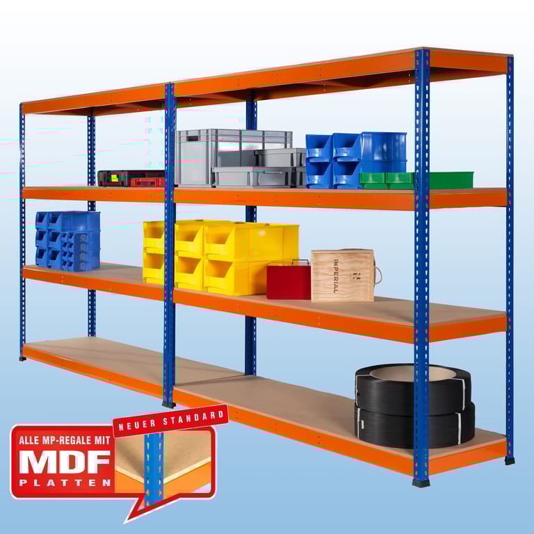 Schwerlastregal - Schwerlastregale | mit MDF-Platten